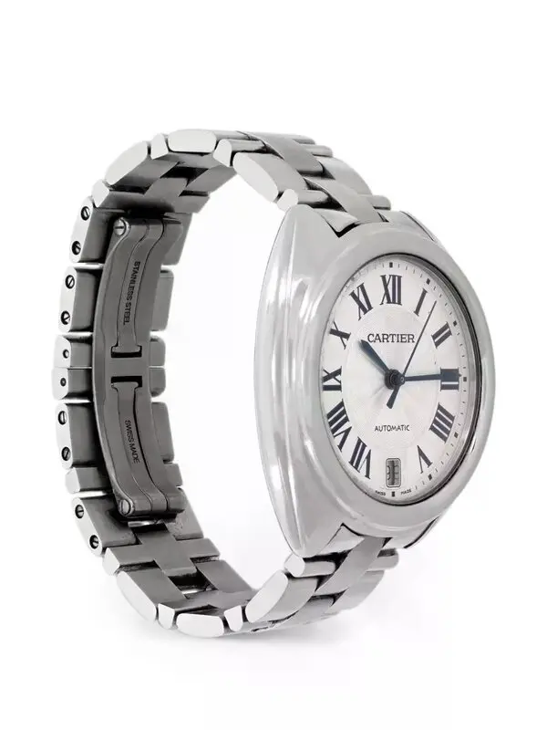 Cartier Clé De 35mm Stainless Steel Watch