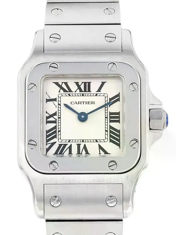 Cartier 2000s Santos Galbée 35mm Watch - Neutrals