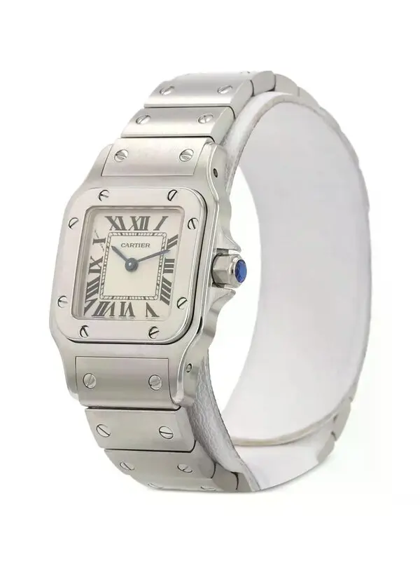 Cartier 2000s Santos Galbée 35mm Watch - Neutrals