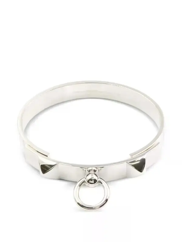 Hermès Collier De Chien Bangle - Silver