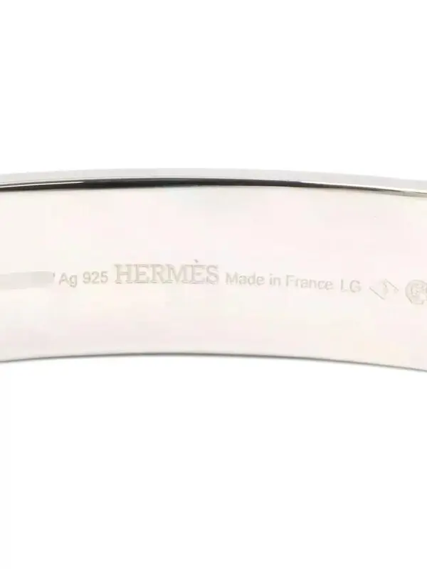 Hermès Collier De Chien Sterling Bangle