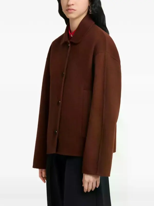 Marni Single-breasted Logo-embroidered Jacket