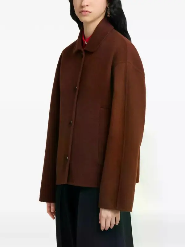 Marni Single-breasted Logo-embroidered Jacket