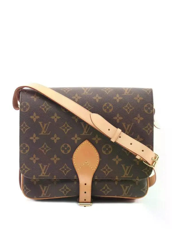 LOUIS VUITTON Monogram Canvas Shoulder Bag - Brown