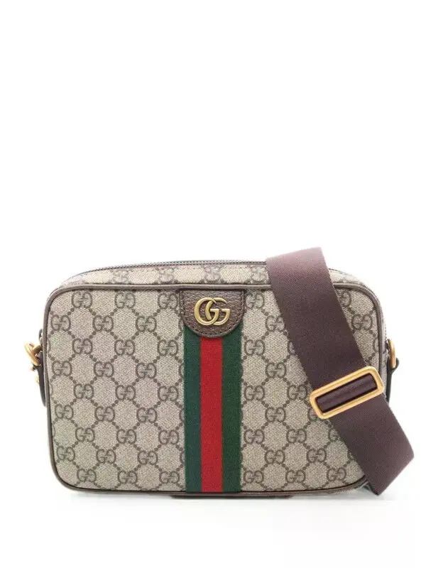 Gucci Ophidia Gg Supreme Crossbody Bag - Neutrals