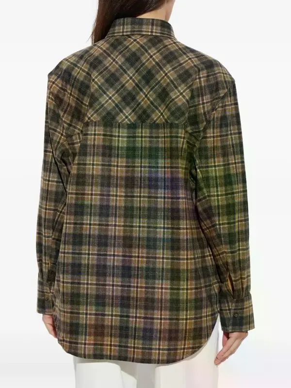 RÓHE Check-patterned Pocket Shirt