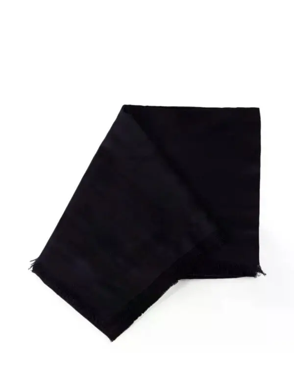 Elisabetta Franchi Frayed-edge Scarf - Black