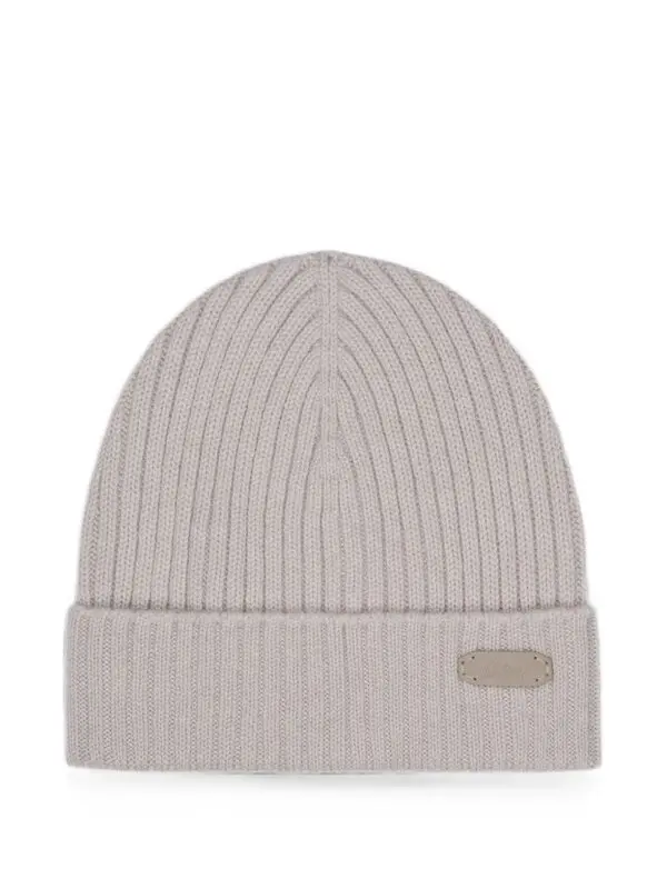 Brioni Cashmere Beanie - Beige