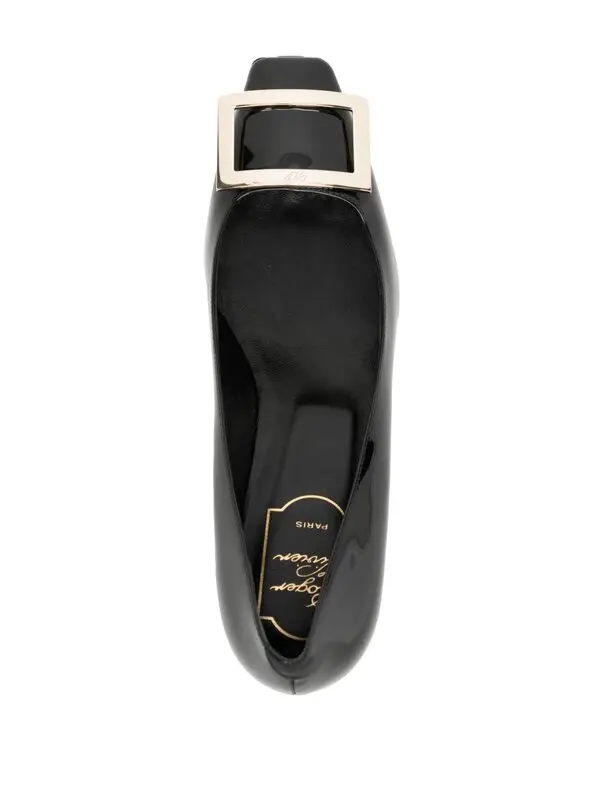 ROGER VIVIER Trompette Leather Pumps