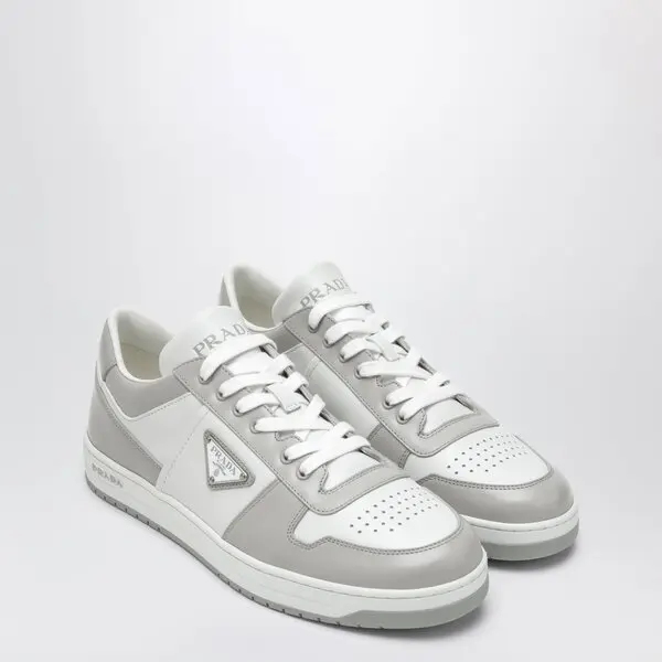 Prada Downtown Crystal Leather Sneakers - Multicolor