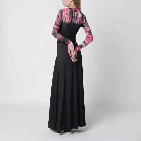 Balenciaga Tie-dye Jersey Maxi Dress