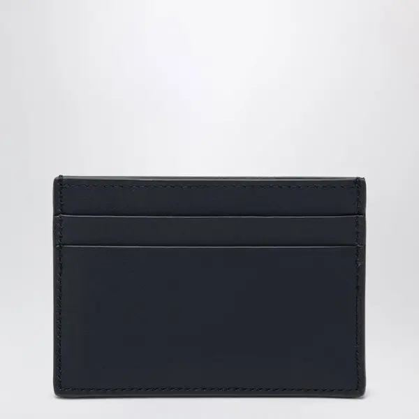 Loewe Navy Blue/sky Blue Flag Card Holder In Leather