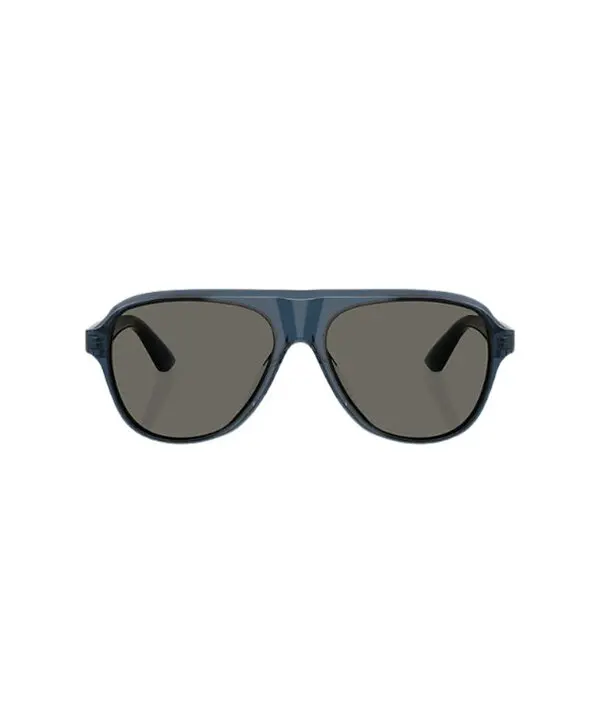 Oliver Spencer Aviator-frame Acetate Sunglasses - Blue