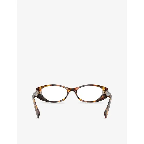 Miu Miu Oval-frame Acetate Eyeglasses