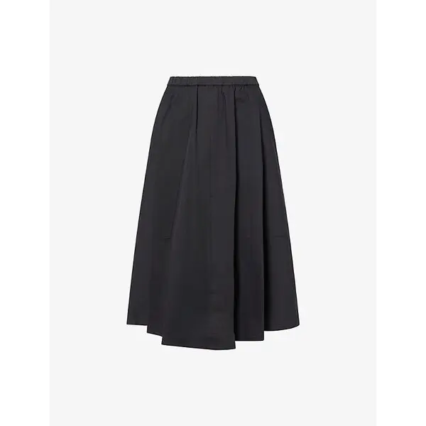 Vince Pocket Full Cotton Midi Skirt