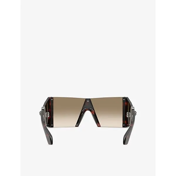 Versace Ve4515 Square-frame Acetate Sunglasses - Brown
