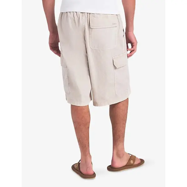SKIMS Nylon Woven Cargo Shorts - Stone
