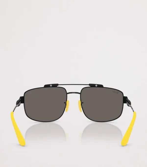 Ray-ban Scuderia Ferrari Collection Square Sunglasses - Black