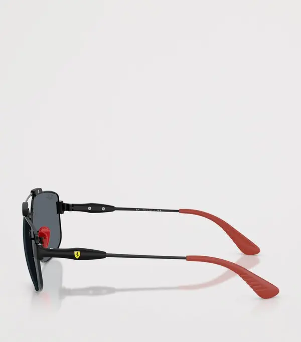 Ray-ban Scuderia Ferrari Collection Square Frame Sunglasses
