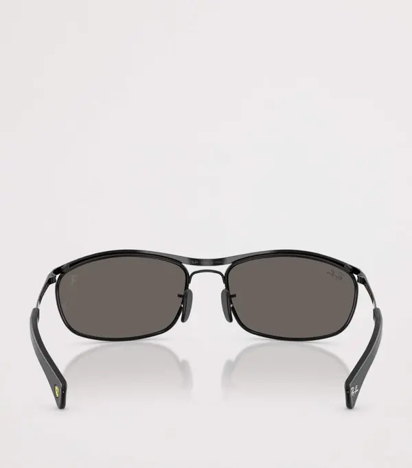 Ray-ban Scuderia Ferrari Collection Oval Sunglasses - Black