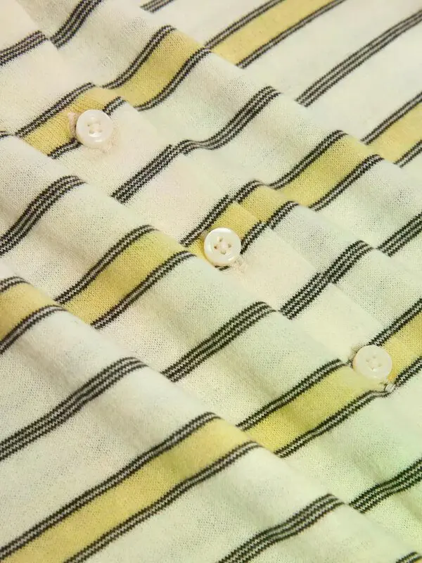 Vince Striped Button-up Cardigan