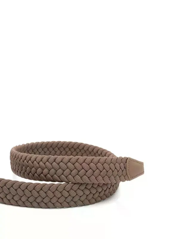 Anderson's Braided Leather-trim Belt