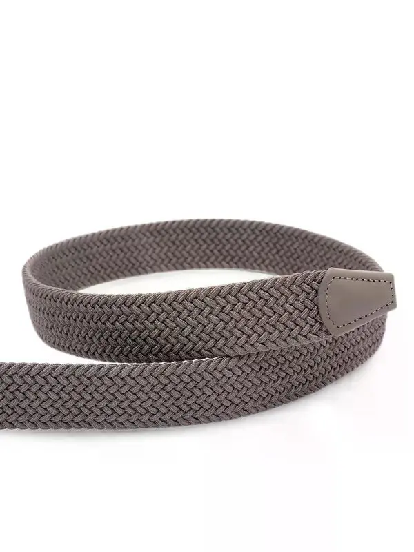 Anderson's Woven Leather-trimmed Belt
