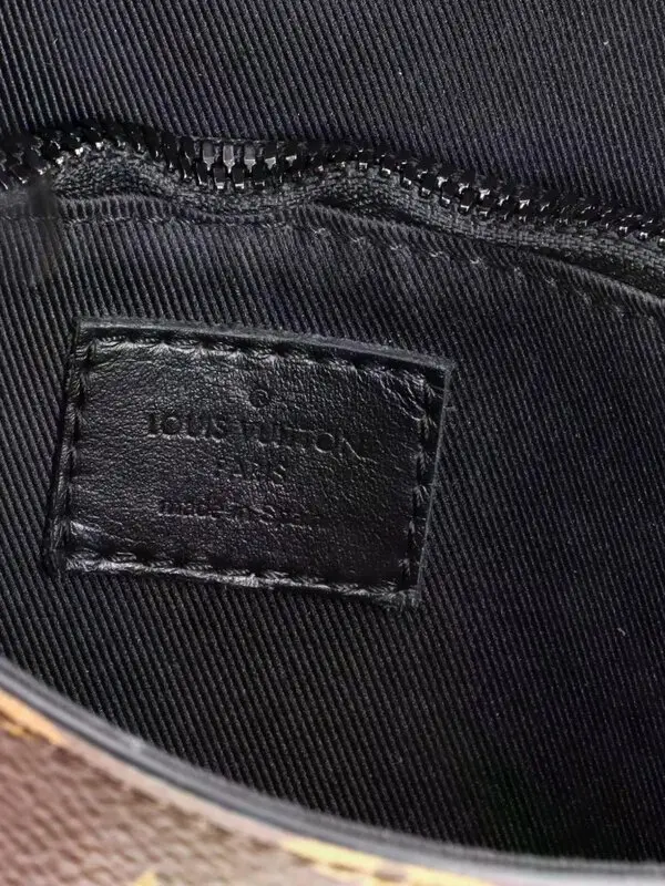 LOUIS VUITTON Monogram Canvas Sling Bag - Black