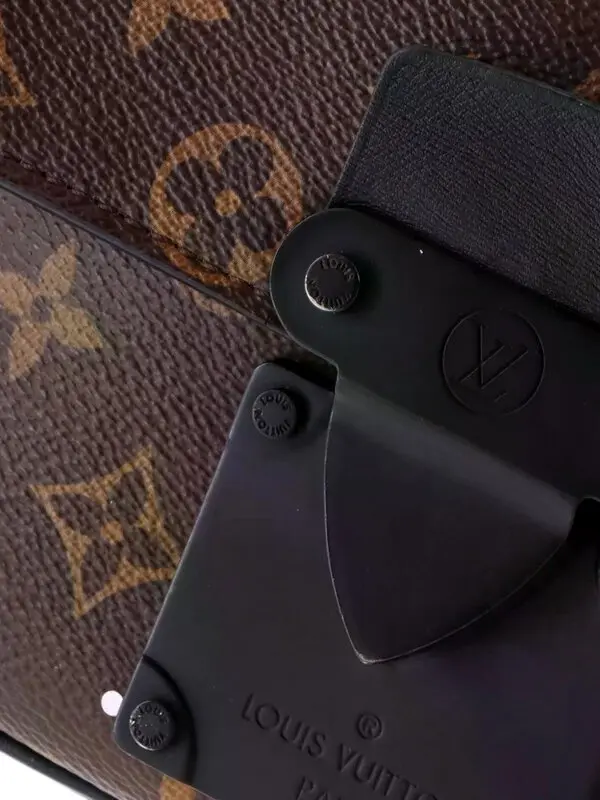 LOUIS VUITTON Monogram Canvas Sling Bag - Black