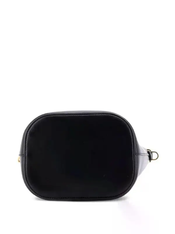 Celine Small Bucket Bag With Logo Clasp - Black