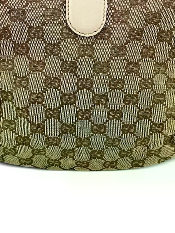 Gucci 2020s Horsebit Gg Canvas Shoulder Bag
