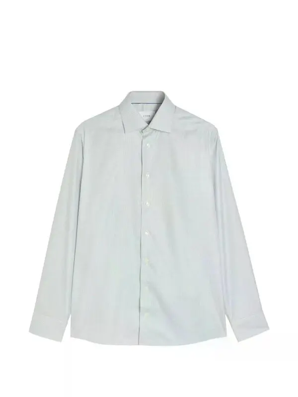 Eton Houndstooth Long-sleeve Shirt