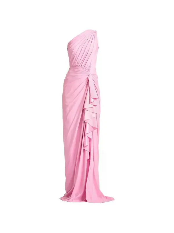 Tadashi Shoji Lena One-shoulder Gown - Pink