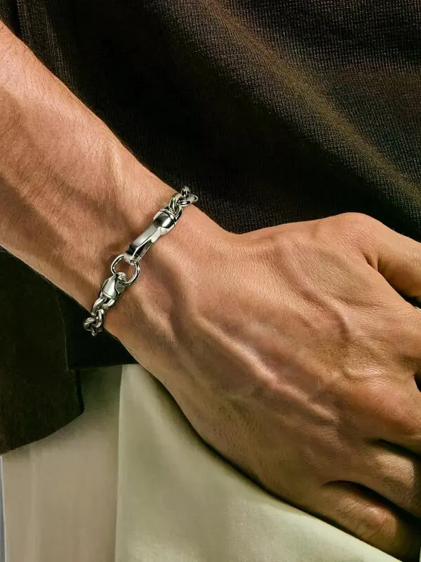 John Hardy Sterling Oval Link Chain Bracelet