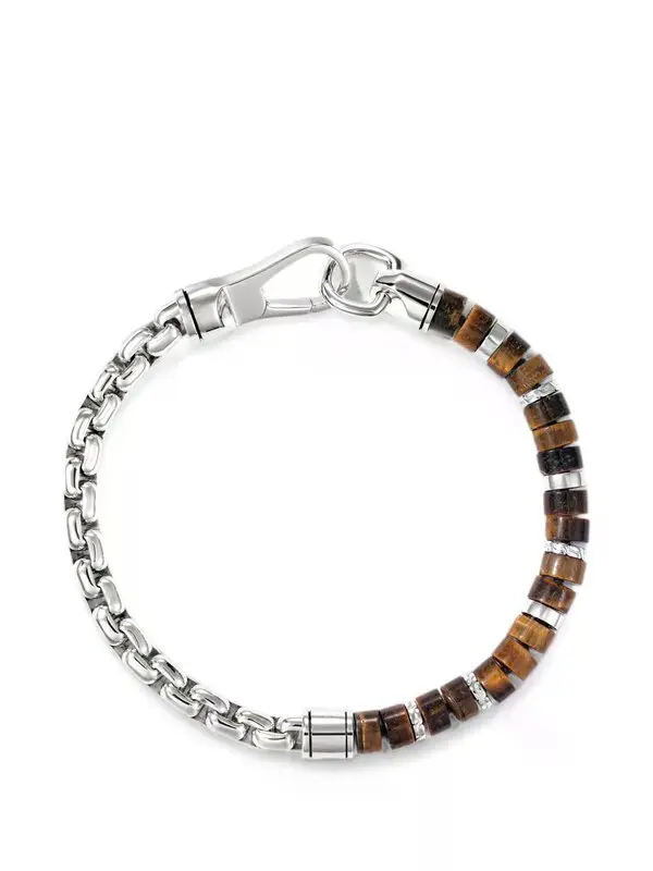 John Hardy Heishi Tiger Eye Bracelet