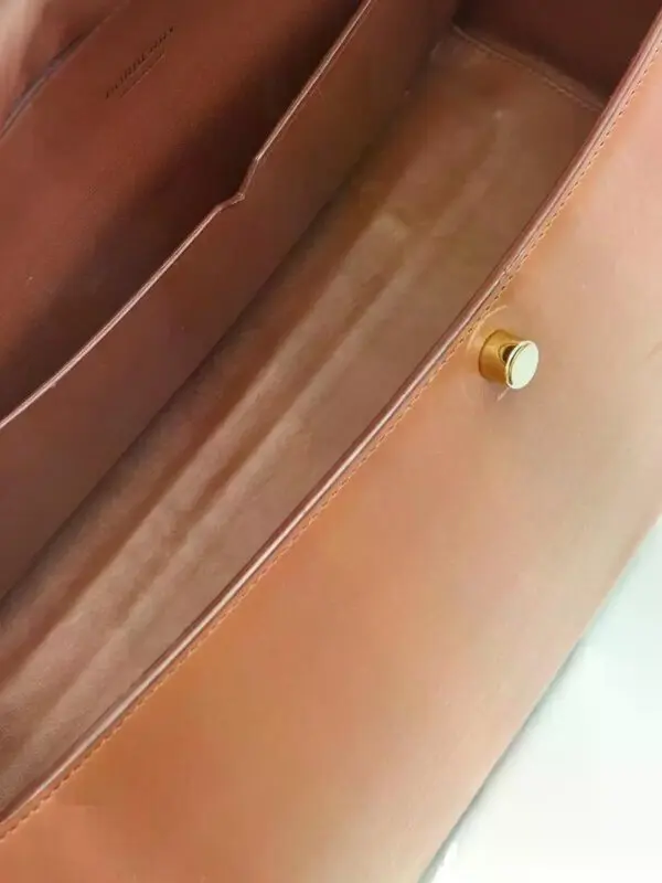 Burberry Elizabeth Leather Tote Bag - Brown