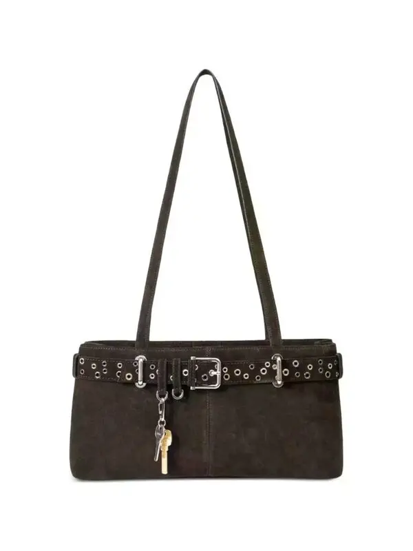 OSOI Buckled Shoulder Bag - Brown