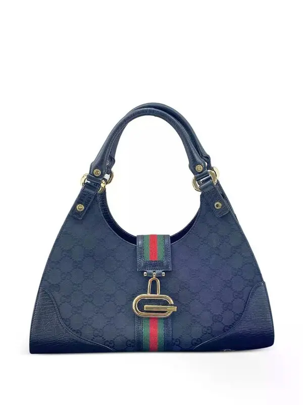 Gucci 2000s Sherry Line Handbag - Black
