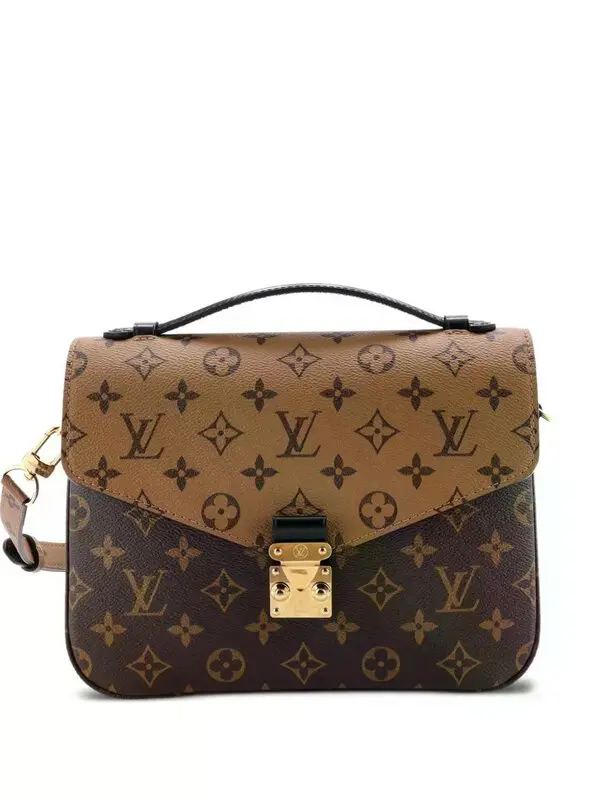LOUIS VUITTON Pochette Métis Reverse Monogram Canvas Crossbody Bag - Brown