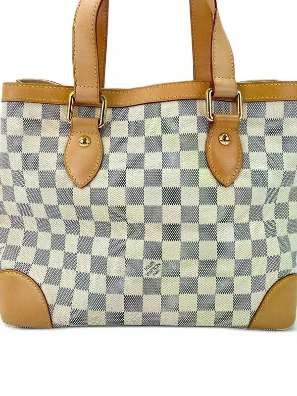 LOUIS VUITTON Damier Azur Hampstead Pm Tote Bag - Neutrals