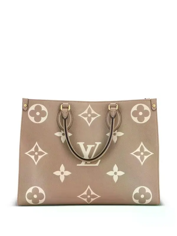 LOUIS VUITTON Monogram Empreinte Giant Mm Onthego Tote - Neutrals