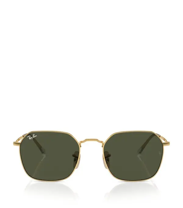 Ray-ban Jim Octagonal Frame Sunglasses - Gold