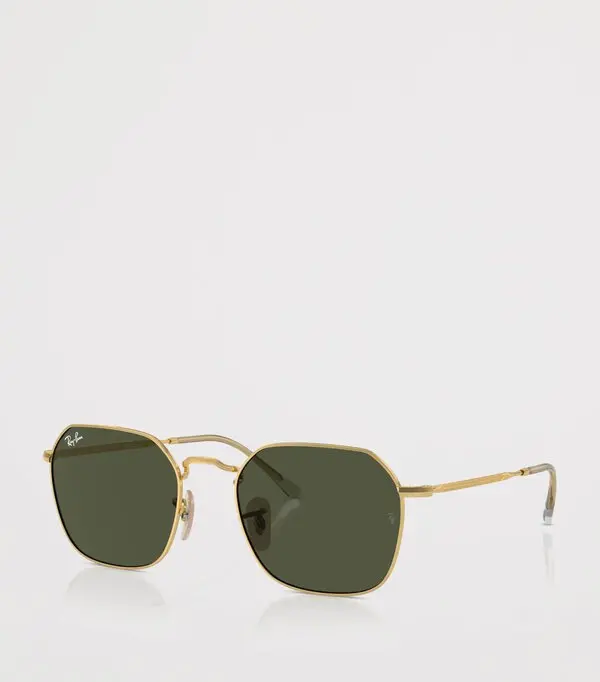 Ray-ban Jim Octagonal Frame Sunglasses - Gold
