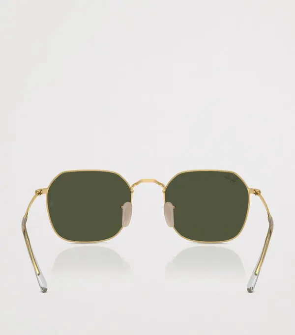 Ray-ban Jim Octagonal Frame Sunglasses - Gold