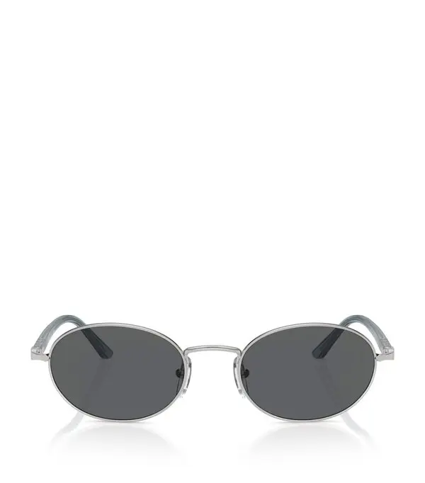 Persol Ida Oval Sunglasses - Silver