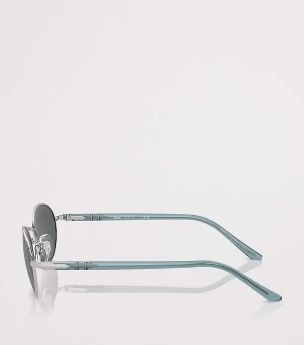 Persol Ida Oval Sunglasses - Silver