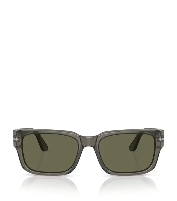 Persol Acetate Rectangle Sunglasses - Grey