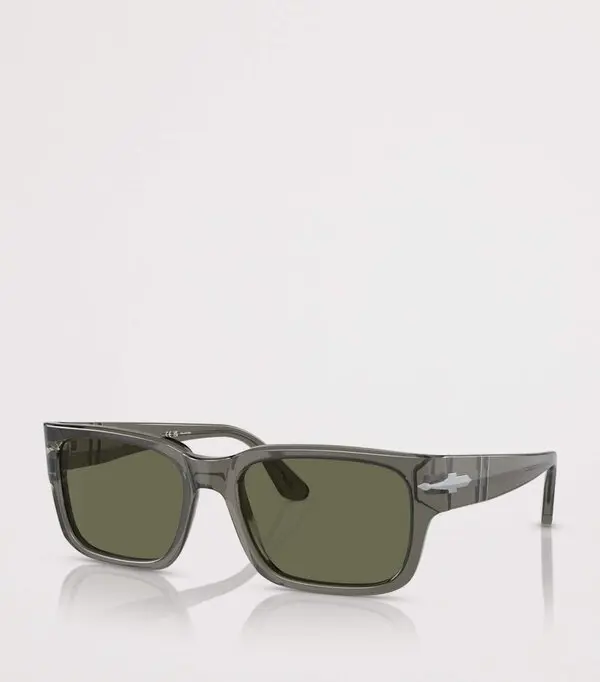 Persol Acetate Rectangle Sunglasses - Grey