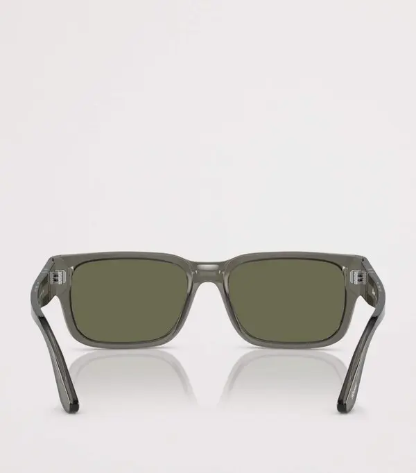 Persol Acetate Rectangle Sunglasses - Grey