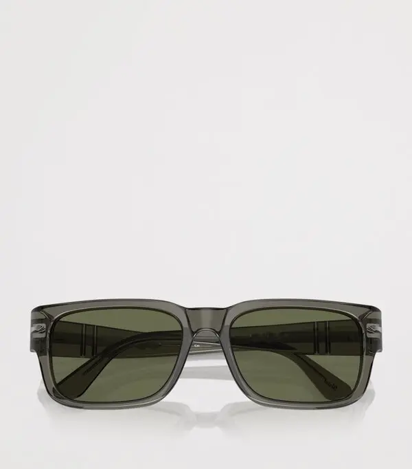 Persol Acetate Rectangle Sunglasses - Grey
